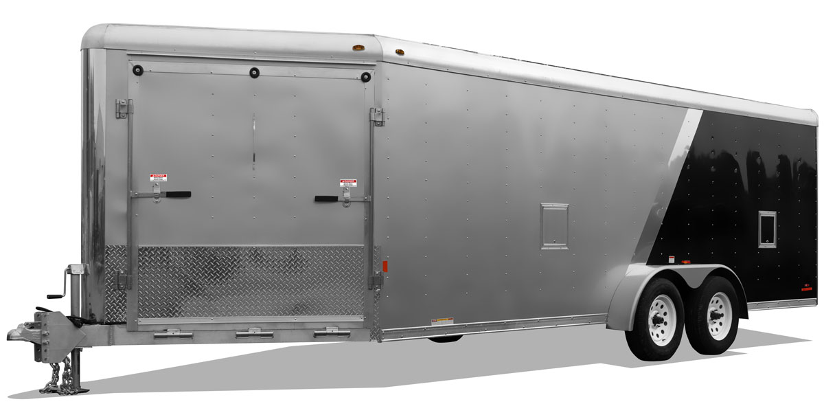 Combination Round Top Snowmobile (aluminum) – Middlebury Trailers